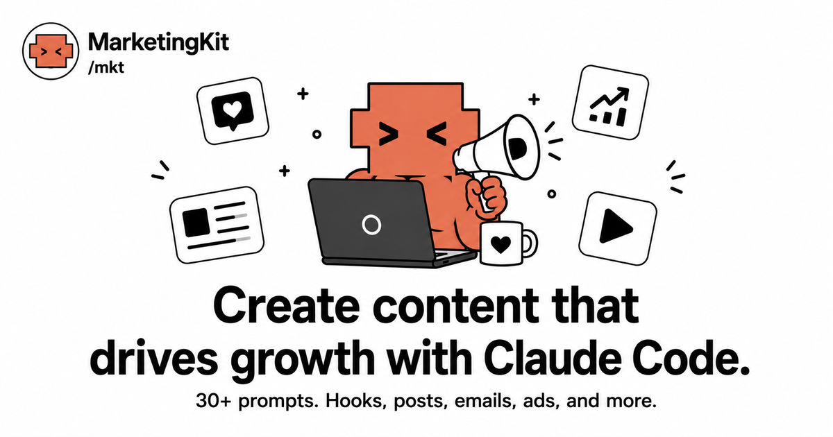 MarketingKit: 22 Claude Code Commands
